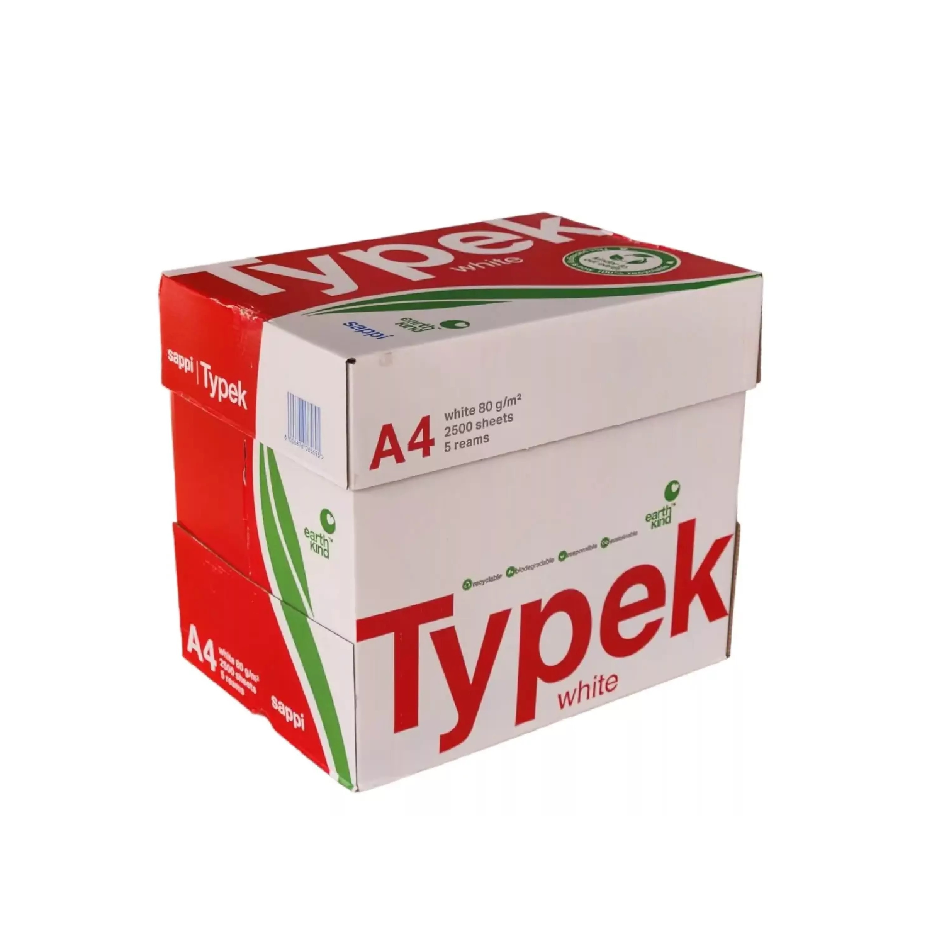 Typek A4 80 gsm Copy Paper 2500 sheets 5 Reams/Box
